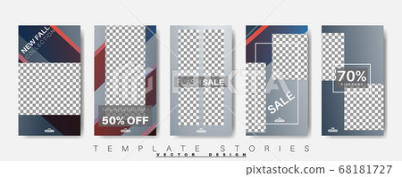 Story background template that can be edited. - Stock Illustration ...