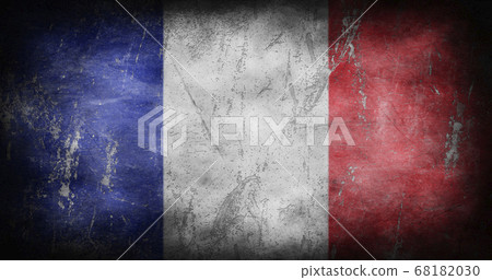 Flag of France with grunge texture background... - Stock Illustration ...