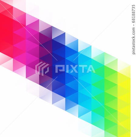 Colorful Grid Mosaic Background, Creative Design - Stock Illustration ...