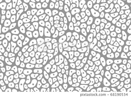 Abstract vector seamless cells pattern - Stock Illustration [68190534 ...