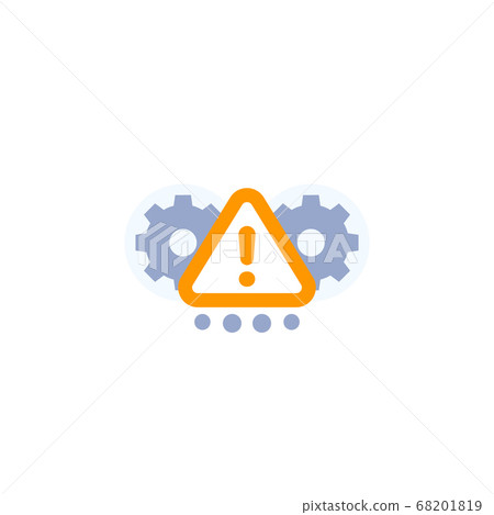 Error alert, warning vector icon - Stock Illustration [68201819] - PIXTA