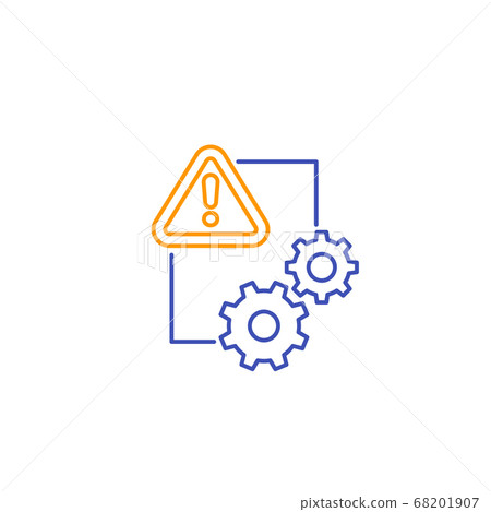 Error report vector line icon-插圖素材 [68201907] - PIXTA圖庫