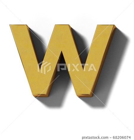 Realistic gold block letters (transparent... - Stock Illustration ...