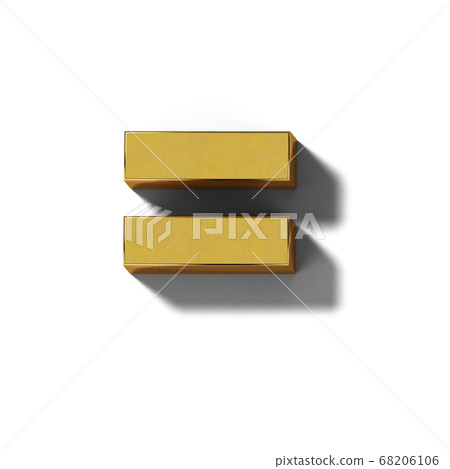 Realistic gold block letters (transparent... - Stock Illustration ...