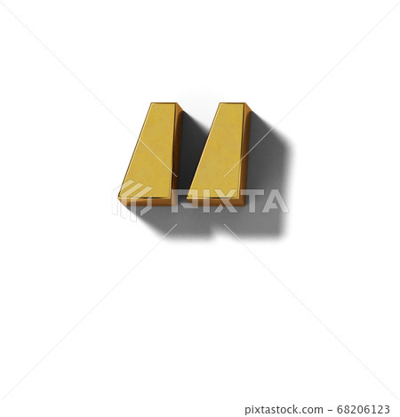 Realistic gold block letters (transparent... - Stock Illustration ...