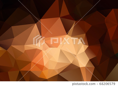 Abstract shades of brown polygonal background - Stock Illustration ...