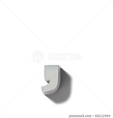 Realistic silver block letters - Stock Illustration [68212904] - PIXTA