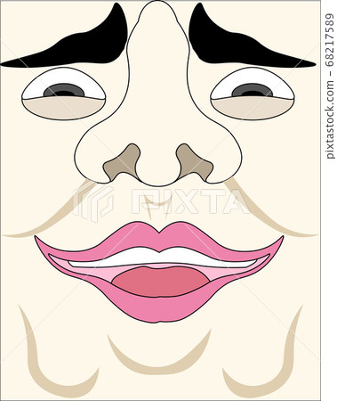 Uncle face zoom3 - Stock Illustration [68217589] - PIXTA