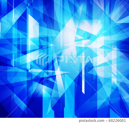 Refreshing blue background - Stock Illustration [68226001] - PIXTA
