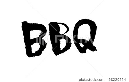 BBQ handwriting - Stock Illustration [68229234] - PIXTA