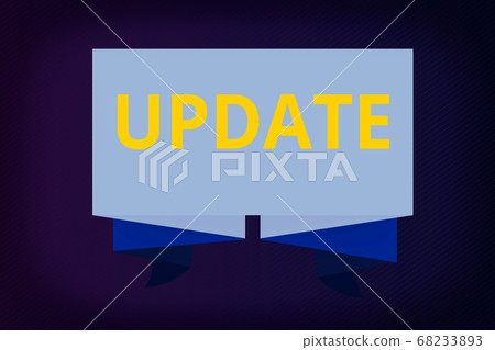 Word writing text Update. Business concept for by - Stock Illustration ...