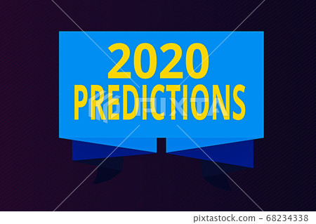 Word writing text 2020 Predictions. Business - Stock Illustration ...