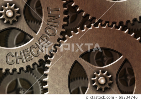 Handwriting text Checkpoint. Concept meaning - Stock Illustration ...