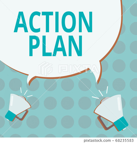 Conceptual hand writing showing Action Plan - Stock Illustration ...
