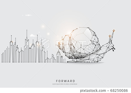 Vector graphic concept of moving forward - Stock Illustration [68250086 ...