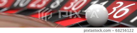 36 thirty-six red on casino roulette wheel,... - Stock Illustration ...