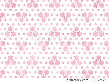 Japanese pattern, turtle shell - Stock Illustration [68257476] - PIXTA