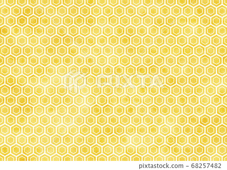 Japanese pattern, turtle shell - Stock Illustration [68257482] - PIXTA