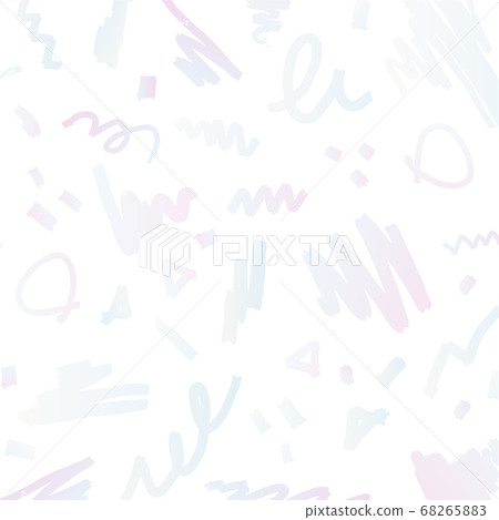 Hand-painted line pattern material - Stock Illustration [68265883] - PIXTA