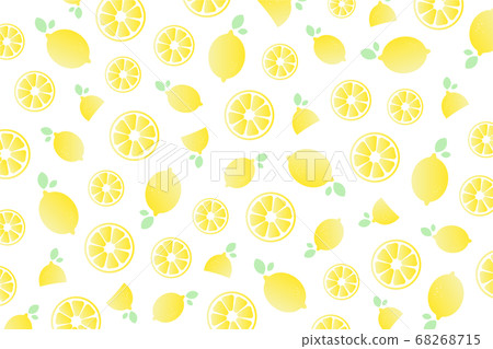 Lemon pattern material - Stock Illustration [68268715] - PIXTA
