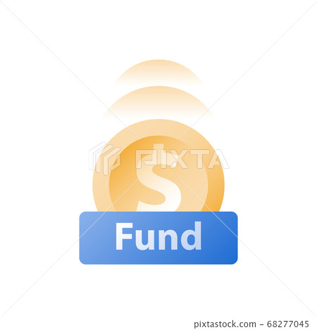 Fund_Coin_1.eps-插圖素材 [68277045] - PIXTA圖庫