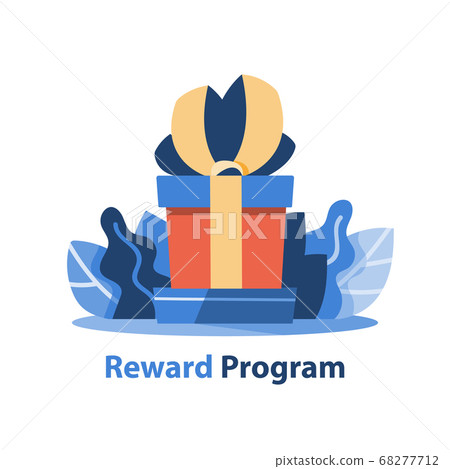 Gift_reward_leaf.eps - Stock Illustration [68277712] - PIXTA