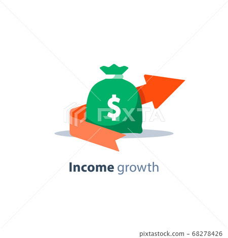 Income_arrow_10.eps - Stock Illustration [68278426] - PIXTA