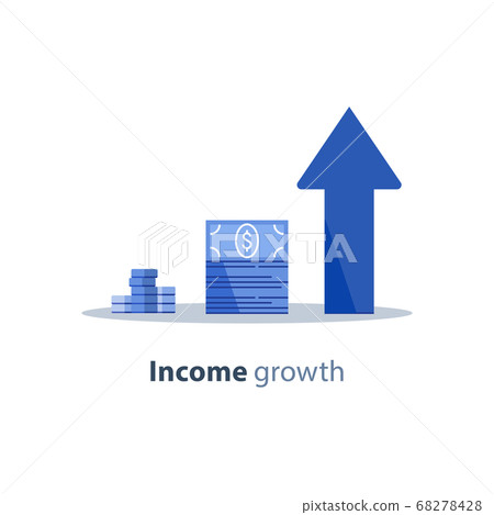 Income_arrow_13.eps - Stock Illustration [68278428] - PIXTA