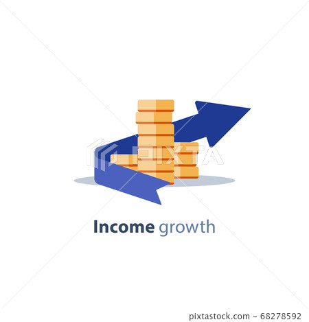 Income_arrow_5.eps - Stock Illustration [68278592] - PIXTA