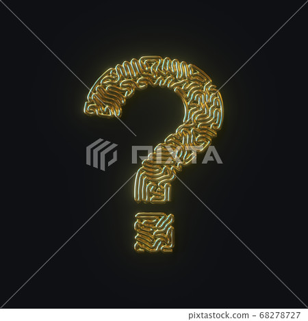 High resolution question mark symbol formed of... - Stock Illustration ...