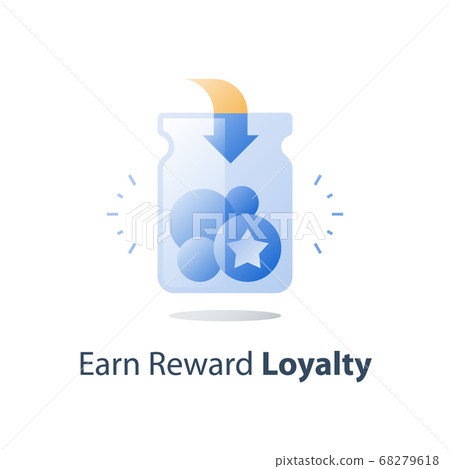 Loyalty_Earn_Reward_5.eps - Stock Illustration [68279618] - PIXTA