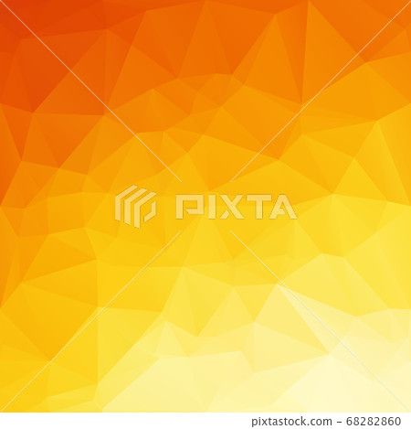Orange Polygonal Mosaic Background, Creative - Stock Illustration ...