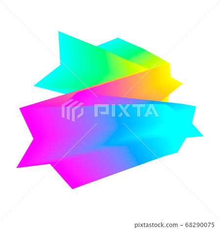 Isolated vector flow shape - Stock Illustration [68290075] - PIXTA