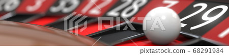 29 twenty-nine black on casino roulette wheel,... - Stock Illustration ...