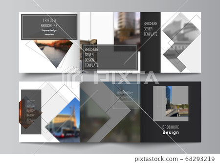 Vector layout of square format covers design... - Stock Illustration ...