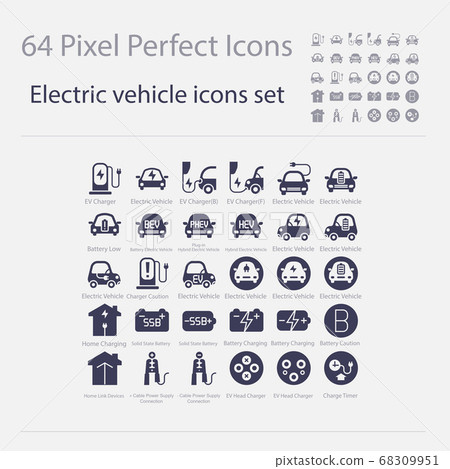Battery Electric Vehicle Icon.(BEV,EV).Electric - Stock Illustration ...