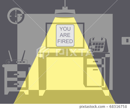 You are fired with sad mood vector - Stock Illustration [68316758] - PIXTA