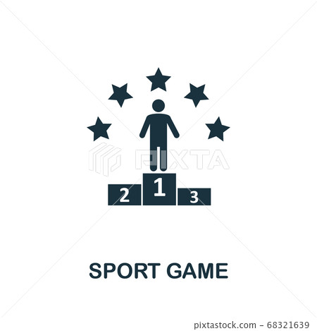 Sport Game icon. Simple element from game... - Stock Illustration ...