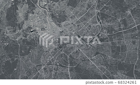 Rome city 3d map. - Stock Illustration [68324261] - PIXTA