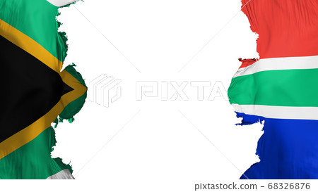 Blasted South Africa flag - Stock Illustration [68326876] - PIXTA