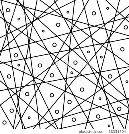 Geometric Vector Abstract Pattern - Stock Illustration [68351804] - PIXTA