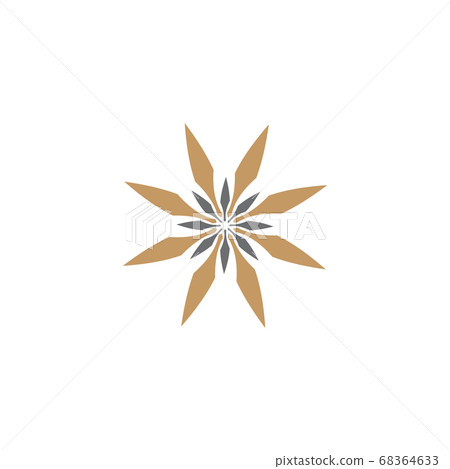Flower of life ornament icon logo design vector - Stock Illustration ...