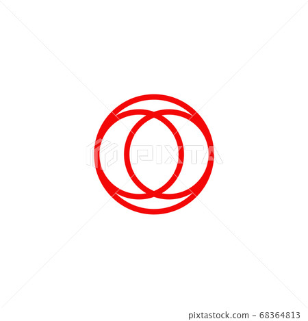 O letter initial icon logo design template - Stock Illustration ...