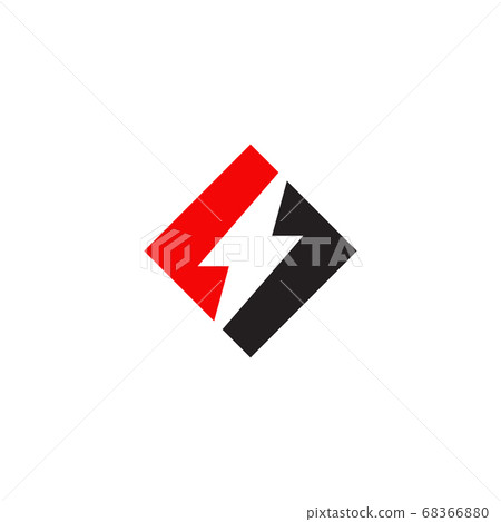 Rhombus shape icon logo design for business - Stock Illustration ...