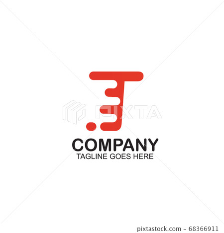 T Motion letter logo design vector template - Stock Illustration ...