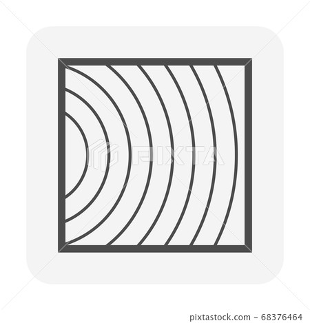 Wood panel material vector icon design. - Stock Illustration [68376464 ...