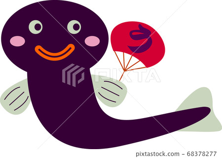 Eel character - Stock Illustration [68378277] - PIXTA