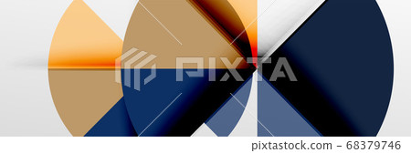 Bright color circles, abstract round shapes and... - Stock Illustration ...