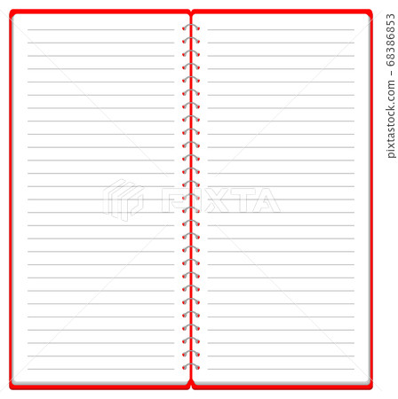 Sketchbook Ring note frame illustration * 2... - Stock Illustration ...