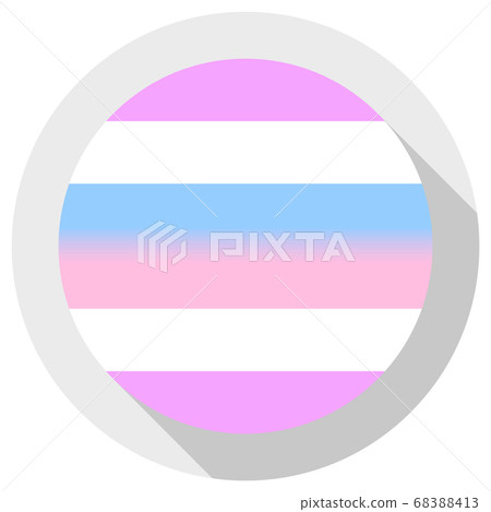 Bigender Pride Flag, rounded square shape icon... - Stock Illustration ...